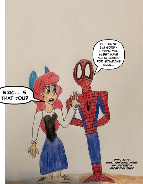Spider Man Meets Ariel By Tonymangarcia On Deviantart