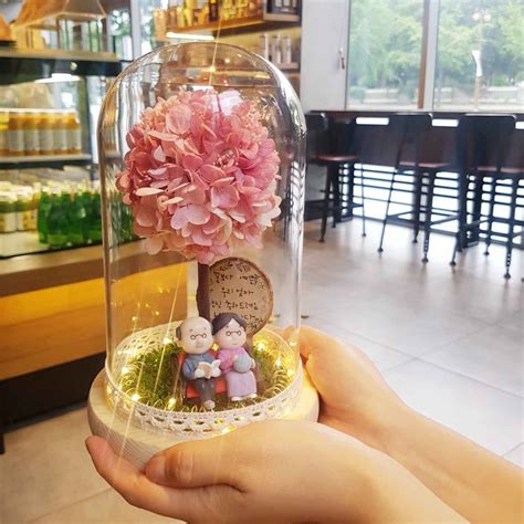 여의도 피규어 프리저브드플라워 Led 유리돔 인테리어 소품 만들기원데이클래스 솜씨당