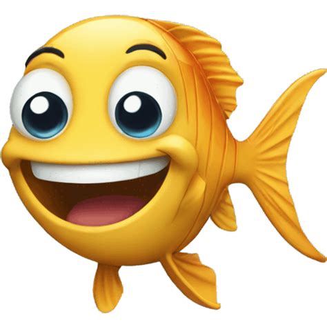 A Smiling Fish Emoji Ai Emoji Generator