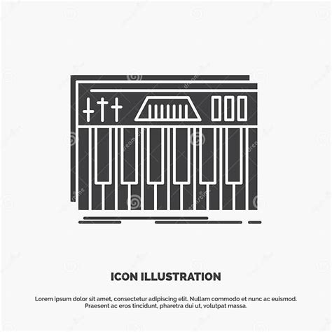 Controller Keyboard Keys Midi Sound Icon Glyph Vector Gray Symbol For Ui And Ux Website Or