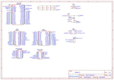6502 board easyeda open source hardware lab