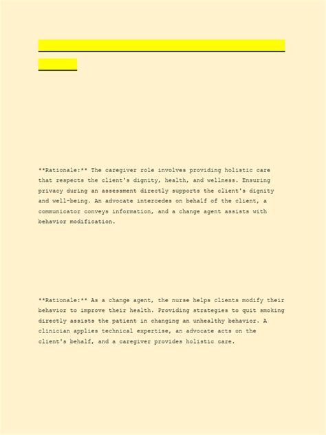 Nursing 101 Fundamentals Of Nursing Practice Exam 1 Part 1 Pdf Pulse Preventive Healthcare