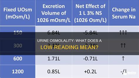 Urine Osmolality What Does A Low Reading Mean Medshun