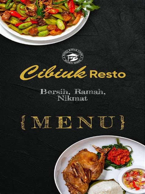 Menu Cibiuk Resto Limbangan Garut Pdf
