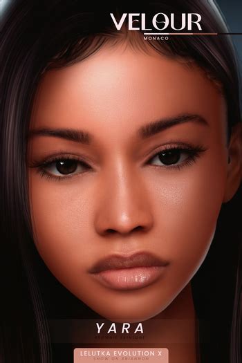 Second Life Marketplace Velour Yara Skin For Evo X Moonlight