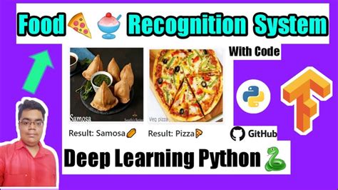 Food Recognition Python Using Mobilenet Tensorflow With Code Youtube