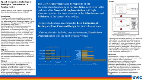 Speech Recognition Technology In Prehospital Documentation A Scoping
