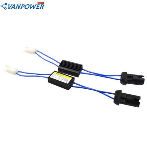 2pcs 12V LED Warning Canceller Decoder Universal Car Lights Canbus Cable Warning Canceller