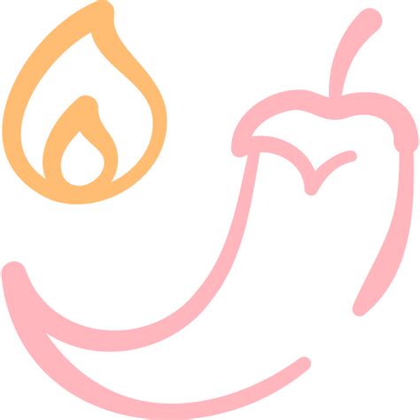 Icono De Muy Caliente Basic Hand Drawn Color