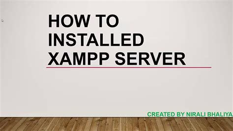 How To Make Xampp Server Public Makehowpro
