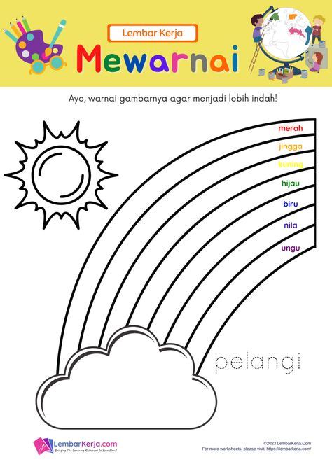 Mewarnai Pelangi