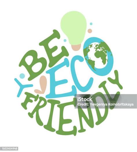 그루비한 레터링 친환경적인 텍스트여야 합니다 제로 웨이스트 개념 개념에 대한 스톡 벡터 아트 및 기타 이미지 개념 그리기