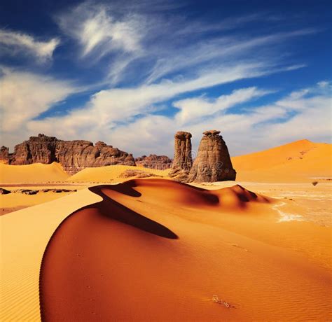 Désert De Sahara Algérie Photo Stock Image Du Paysage 21517058