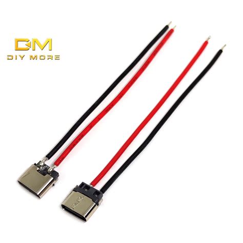 Diymore type C ฐาน USB 2PIN ประเภทสายไฟตะกว พรอมลวดเชอม ฐานชารจ 2PIN Shopee Thailand