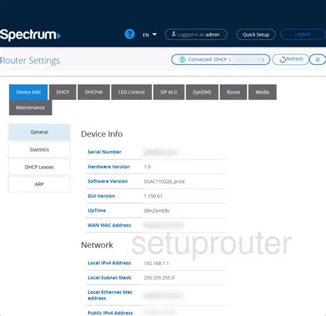 All Screenshots For The Sagemcom Fast