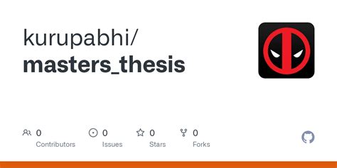github kurupabhi masters thesis