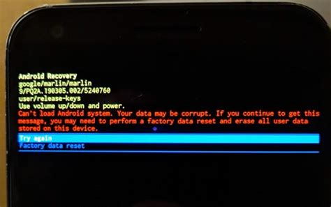Fix Cant Load Android System Your Data May Be Corrupt Without Reset