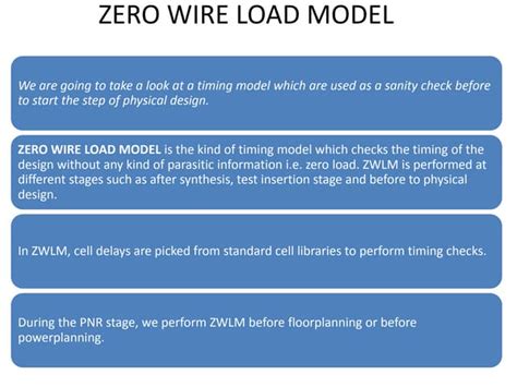 Zero Wire Load Modelpptx