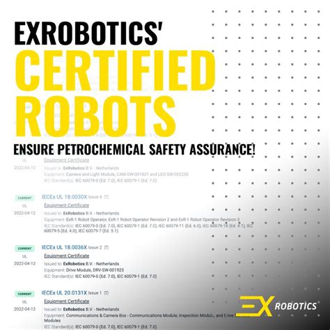 Exrobotics On Linkedin Exrobotics Certifiedrobots