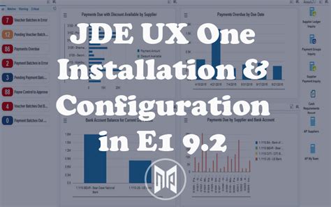 Jde Ux One Installation And Configuration In Enterpriseone 9 2