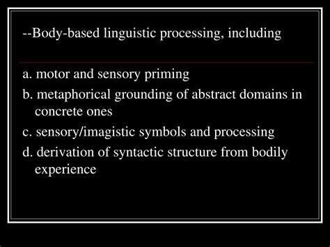Ppt Wilson Six Views Of Embodied Cognition Powerpoint Presentation
