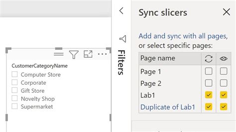 Sync Slicers Analytics With Power BI Desktop
