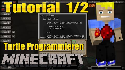 Turtle Programmieren Stripmineprogramm Minecraft Feed The Beast Tutorial YouTube
