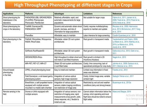 High Throughput Plant Phenotyping In Crop Improvement Pptx