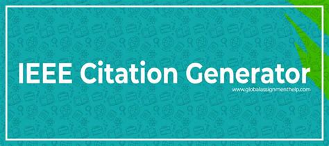 Latest Ieee Citation Generator Examples And Its Format By Assignment