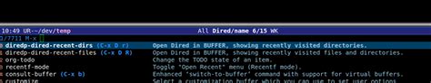 Recentf Dired Diredp Dired Recent Dirs Not Working Correctly