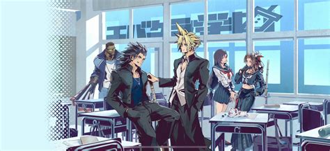 Tifa Lockhart Cloud Strife Aerith Gainsborough Zack Fair Moogle