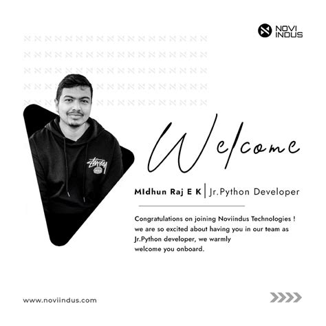 Midhun Raj E K On Linkedin Team Grateful Pythondeveloper Newbeginning Career