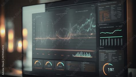 A Close Up Photo Of A Computer Screen With Charts And Graphs Highlighting Important Data And