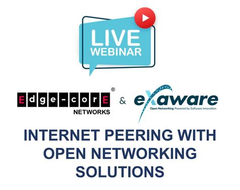 Exaware On Linkedin Webinar Opennetworking