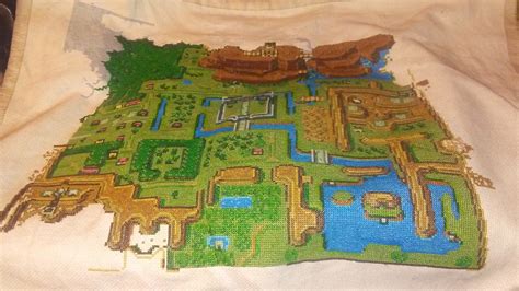 Wip Finally Finished Filling In All That 988 Around Lake Hylia On To