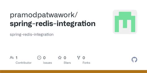 GitHub Pramodpatwawork Spring Redis Integration Spring Redis Integration