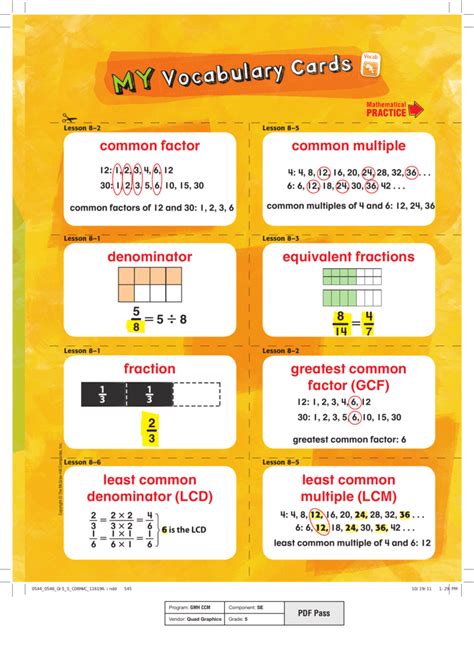 Least Common Multiple LCM Least Common Denominator LCD