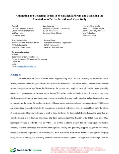 Pdf Annotating And Detecting Topics In Social Media Forum And