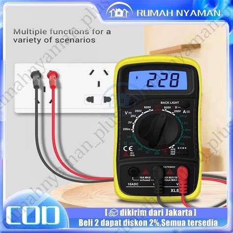 Jual Multimeter Dt830b Dt 830b Tofuda Model Avometer Multitester Digital Display Lcd Digital