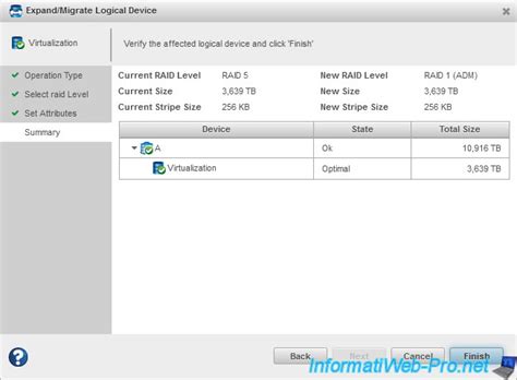 Changing The Raid Level Of A Logical Drive Using Maxview With The Adaptec Smartraid I E