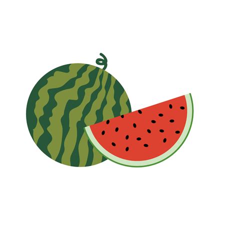 수박 일러스트 Png Ai 무료 다운로드 2020년 리틀딥 수박 생일 배경 이미지 과일 그림