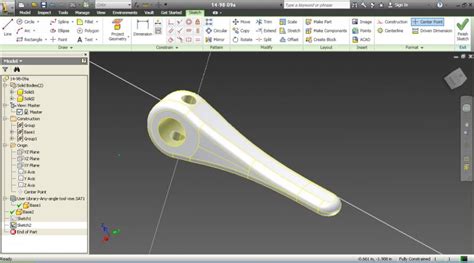 Editing An Imported Part In Inventor Autodesk Inventor Autocad Forums