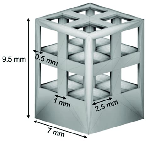 three dimensional model of lattice structure download scientific diagram