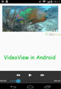 VideoView Tutorial With Example In Android Studio Abhi Android