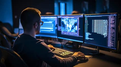 Premium Photo A Photo Of A Person Conducting Code Review