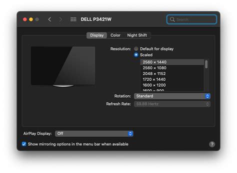 ‎p3421w Macos Wrong Native Resolution With Usb Type C Page 2 Dell