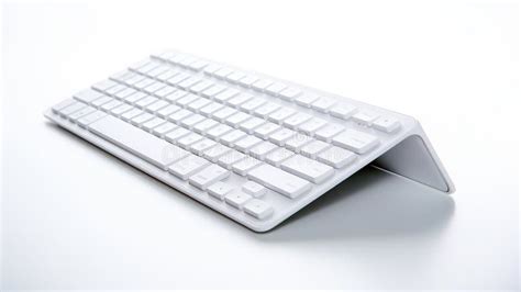 Flexible Computer Keyboard White Background Stock Illustration Illustration Of Responsive