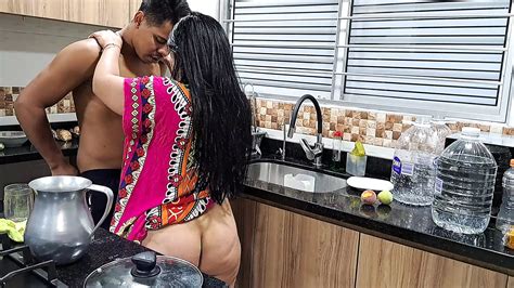 I Interrupt My Stepmom In The Kitchen And Convince Her To Suck My Dick