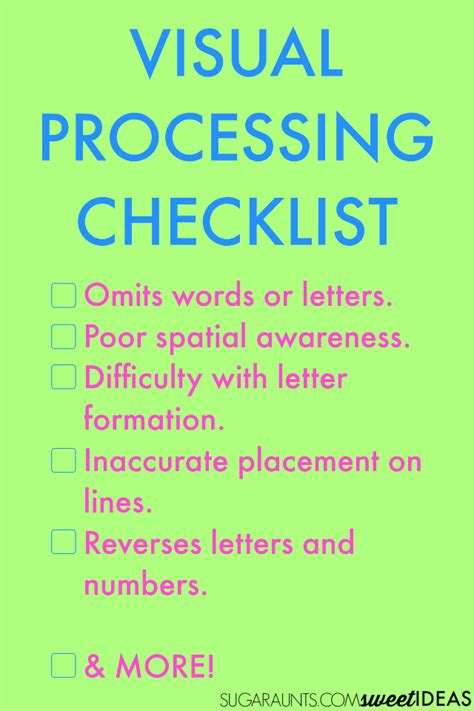 Visual Processing And Handwriting The Ot Toolbox Visual Processing And Handwriting The Ot Toolbox