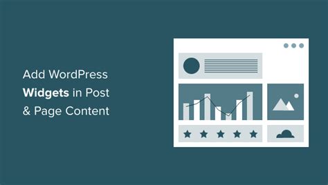 How To Add Wordpress Widgets In Post And Page Content